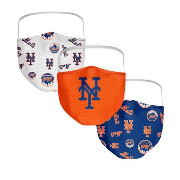 Fanatics | Accessories | Nwt Unisex New York Mets Fanatics 3 Pack Face ...